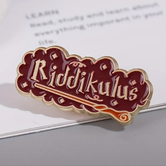 Jewelry | Harry Potter Magic Broom Riddikulus Enamel Pin | Poshmark